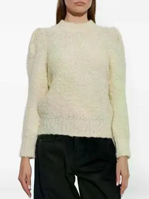 Isabel Marant Étoile Emma Puff-sleeve Sweater - Neutrals
