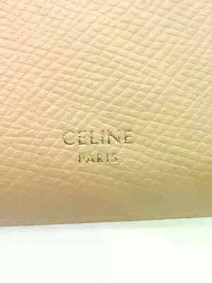 Celine 2000s Small Trifold Leather Wallet