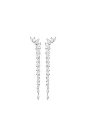 SWAROVSKI Crystal-embellished Drop Earrings - Silver