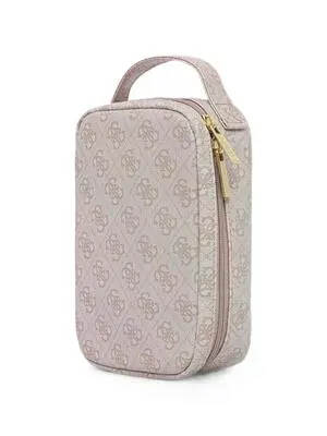 Guess Monogram-print Logo-stripe Bag