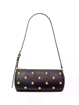 Michael Kors Small Izzy Studded Leather Shoulder Bag - Black