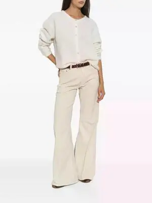 American Vintage Button-fastening Knitted Cardigan - Neutrals