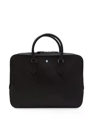 Montblanc Crosshatch-leather Briefcase