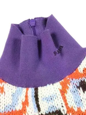 Prada 10s Geometric-motif Sweater