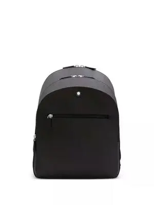 Montblanc Medium Zip-pocket Leather Backpack - Brown