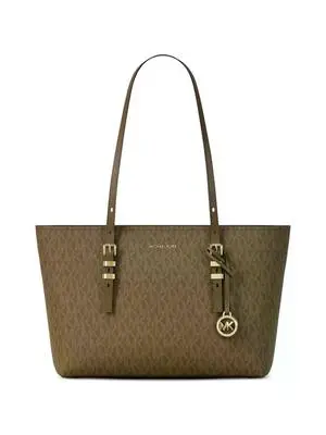 Michael Kors Quinn Monogram Tote Bag - Brown