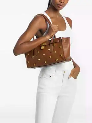 Michael Kors Small Hamilton Leather Satchel Bag