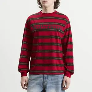 NO PROBLEMO Striped Ls T-shirt
