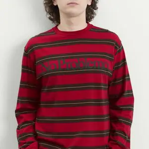 NO PROBLEMO Striped Ls T-shirt
