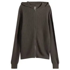 Rick Owens Zipped Hoodie - Drk Dust