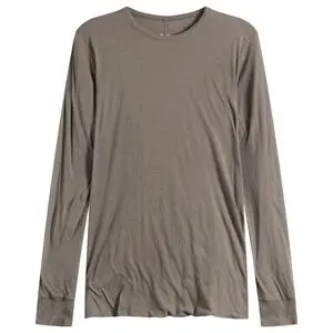 Rick Owens Double Layer Long Sleeve T-shirt - Dust