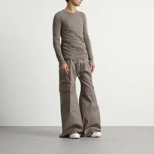 Rick Owens Double Layer Long Sleeve T-shirt - Dust