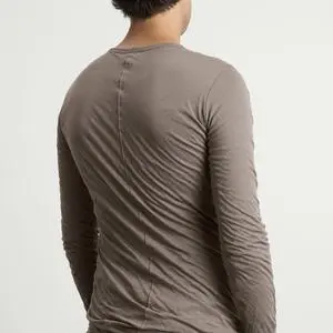 Rick Owens Double Layer Long Sleeve T-shirt - Dust