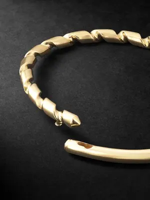Luis Morais Drill Bit 14-karat Diamond Bracelet