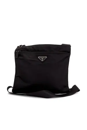 Prada Tessuto Flat Messenger Bag