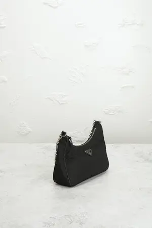 Prada Re-nylon Shoulder Bag - Black