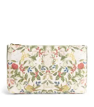 Harrods Medium Cotton Partridge Cosmetics Bag - Neutral