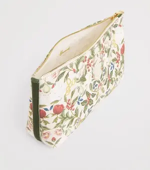 Harrods Medium Cotton Partridge Cosmetics Bag