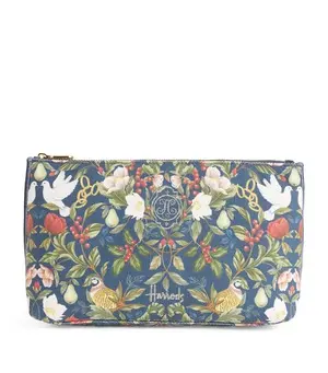 Harrods Medium Cotton Partridge Cosmetics Bag