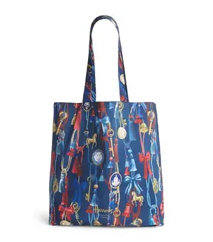 Harrods Tassels Pocket Shopper Bag