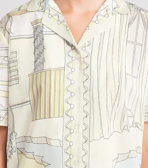 Tory Burch Cotton Printed Shirt