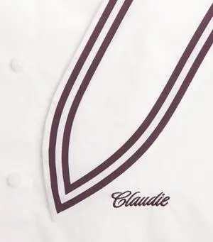 Claudie Pierlot Cotton Sailor Shirt With Detachable Tie - White