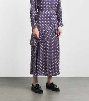 Claudie Pierlot Tiered Midi Skirt