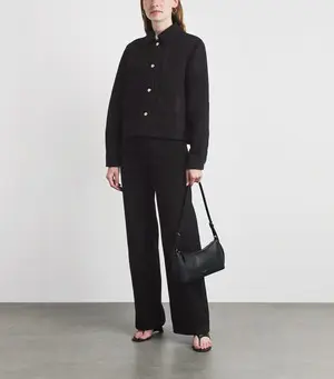 Claudie Pierlot Contrast Stitch Denim Jacket
