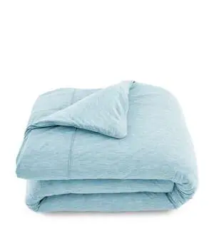 SHELEP Merino Jersey King Duvet Cover - Blue