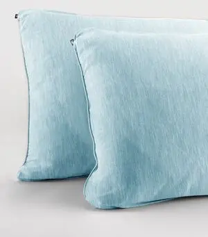 SHELEP Merino-bamboo Jersey Pillowcases - Blue