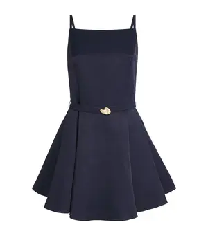 Maje Faille Embellished Mini Dress
