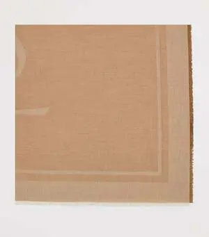 Saint Laurent Cashmere-silk Cassandre Scarf
