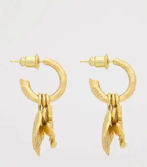 Saint Laurent Cassandre Floral Earrings