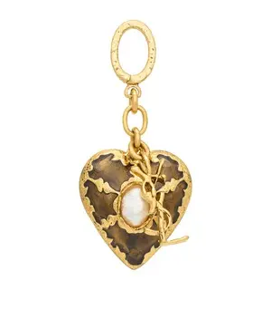 Saint Laurent Cassandre Heart Bag Charm