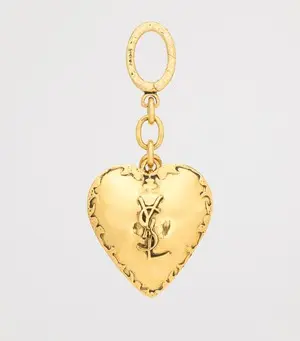 Saint Laurent Cassandre Heart Bag Charm