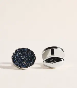 BABETTE WASSERMAN LONDON Crystal-embellished Moondust Cufflinks - Blue