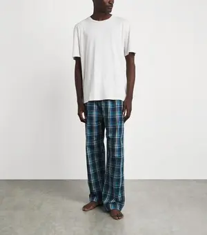 Derek Rose Check Barker Pyjama Bottoms