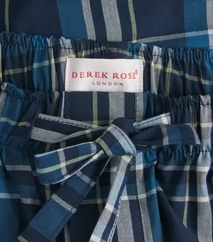 Derek Rose Check Barker Pyjama Bottoms