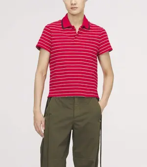 Alexander McQueen Stripe Polo Shirt