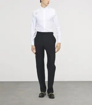 Alexander McQueen Wool-mohair Trousers