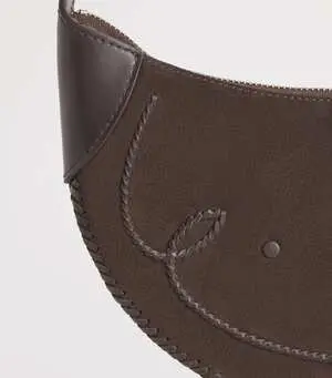 Polo Ralph Lauren Small Suede Shoulder Bag - Brown
