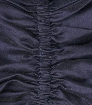 Polo Ralph Lauren Organza Blouse With Gathered Neckline