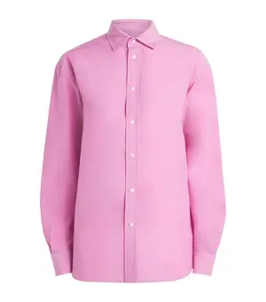 Polo Ralph Lauren Cotton-silk Relaxed-fit Shirt - Pink
