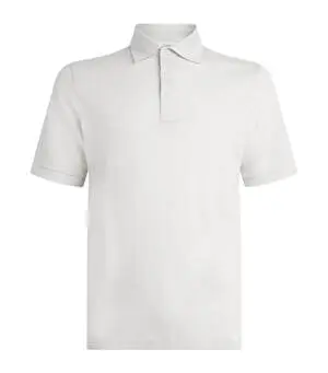 Eton Cotton Polo Shirt - Grey