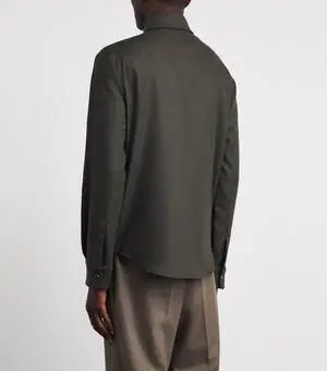 Marco Pescarolo Virgin Wool-cashmere Zenith Overshirt