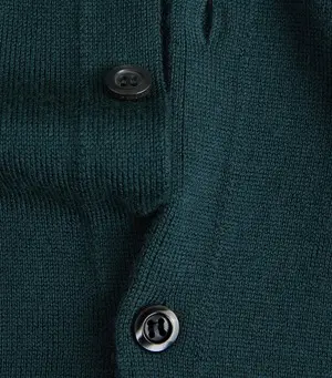 John Smedley Extra Fine Merino Wool Tibor Shirt - Green