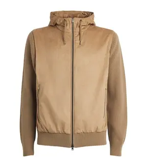 Herno Wool Hybrid Hooded Jacket