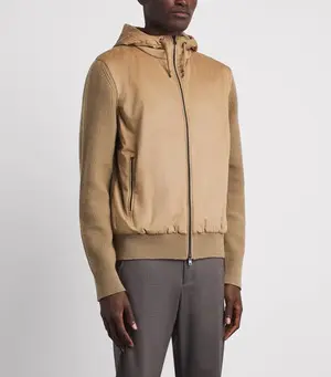 Herno Wool Hybrid Hooded Jacket