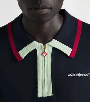 Casablanca Merino Polo Sweater