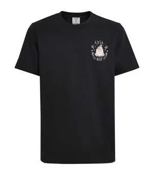 Casablanca Organic Cotton Casa Way T-shirt - Black